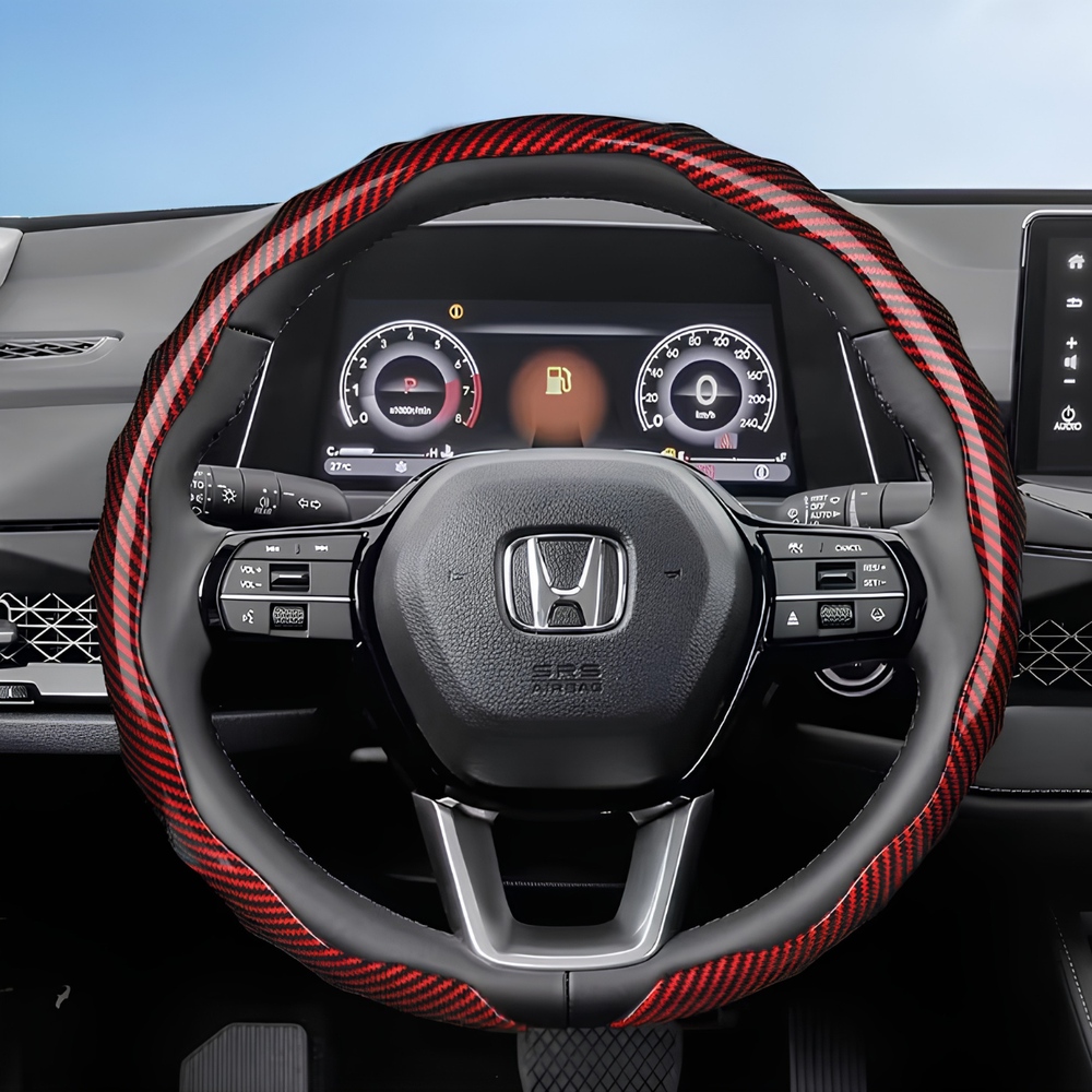 Honda Carbon Fiber Steering Wheel Cover